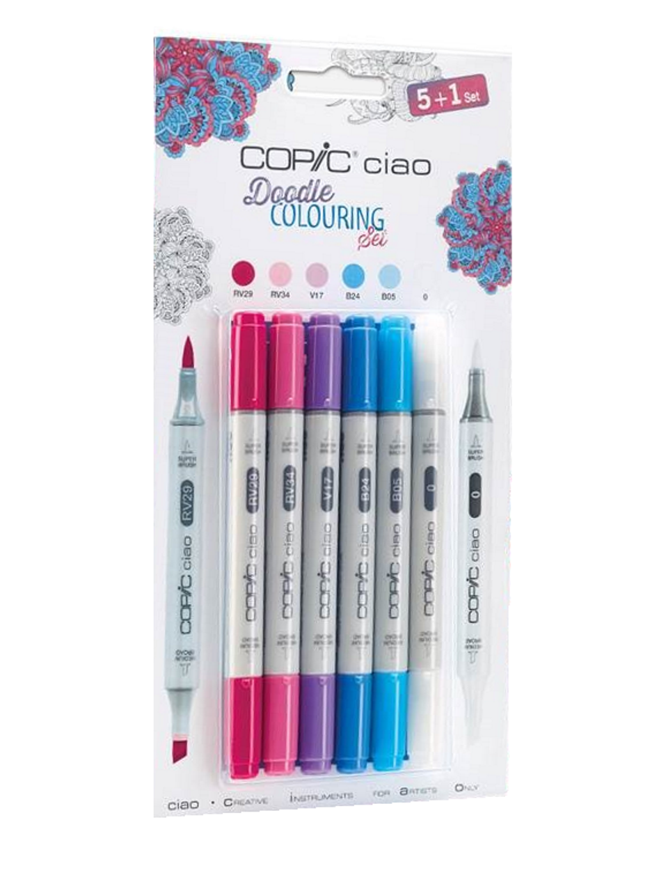 Copic Doodle Colouring 5+1 set - Eshal Store